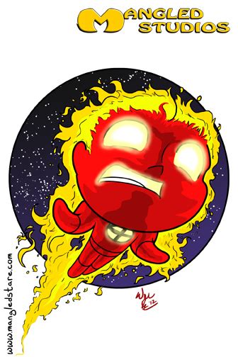 Chibi Human Torch By Mightymangler On Deviantart