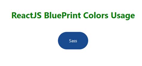 Reactjs Blueprint Colors Usage Geeksforgeeks
