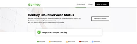 Licensing Cloud And Web Services How To Check The Status Of Bentley Cloud Services Communities