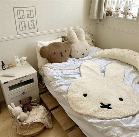 Cozy Miffy Pillow Ideias De Decoração Para Quarto Pequeno Estilos De Decoração Para Casa