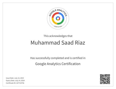 Muhammad Saad Riaz On Linkedin After Hard Effort And Hard Work I Obtained A New Certification