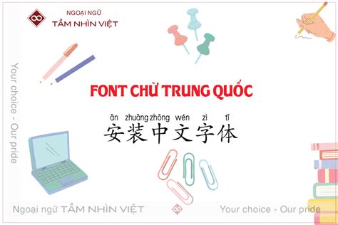 Rất Hay Font Chữ Trung Quốc Thịnh Hành Chi tiết Cách Cài Đặt Về Máy
