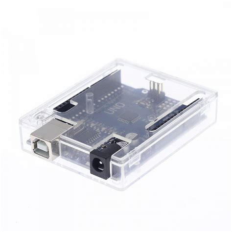 Transparent Acrylic Glossy Case Enclosure Box For Arduino UNO R
