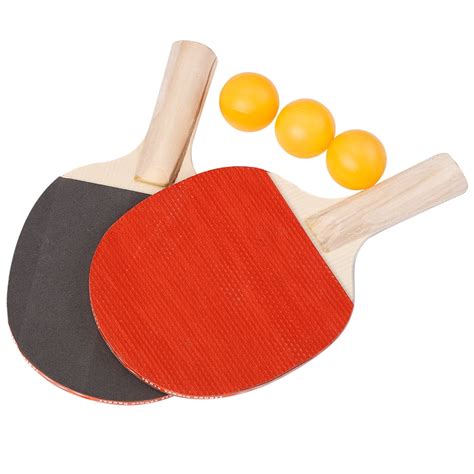 Cribun Ping Pong Paddles And Balls Table Tennis Paddleracket Set