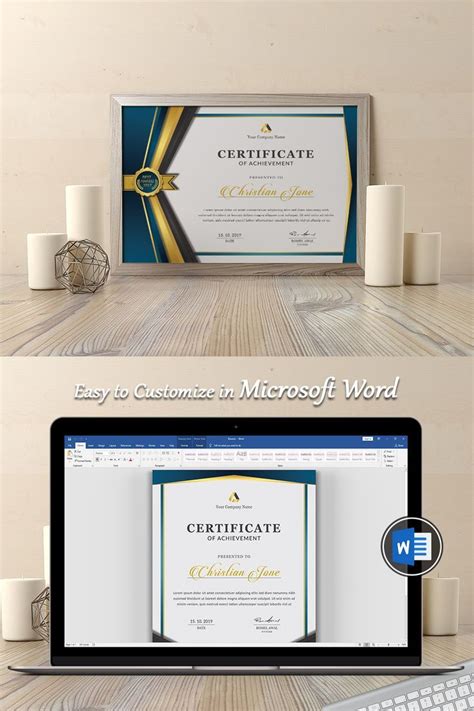 Free Certificate Of Completion Templates Word Psd Ai Files Included Artofit