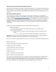 Guidelines For Research Participation In PSYC Course Hero