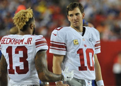 Giants Eli Manning Believes Odell Beckham Jr Can Still Improve