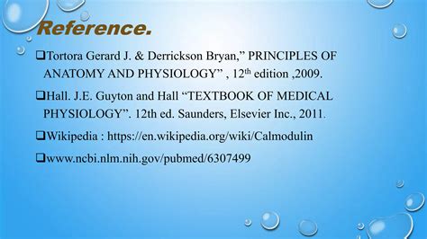 Calmodulin And Its Regulatory Role Pptx