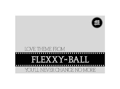 Flexxy Ball Love Theme From Flexxy Ball Maxi Single Analog Mediamarkt