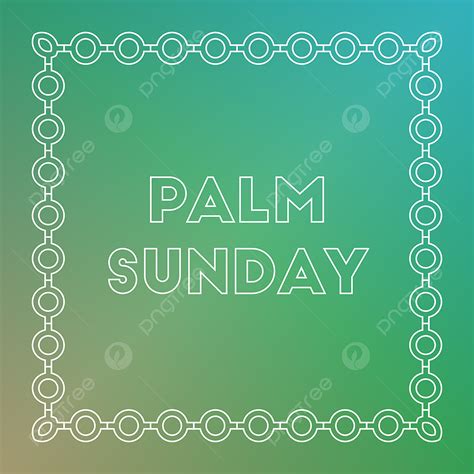 Palm Sunday Vector Art Png Palm Sunday Vector Design Palm Sunday