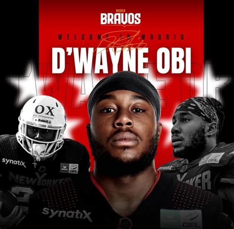Bravos Sign British Rb D‘wayne Obi Relf