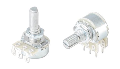 Rotary Potentiometer Offered In Single Dual Gauge And Dual Gang On