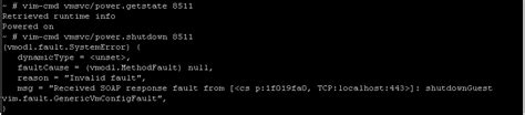 Power Off The Virtual Machine In An Esxi Host
