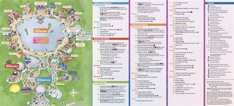 2023 Epcot Map Walt Disney World Wdw Magazine