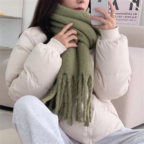 블루씨티 6만장돌파 폭닥 캔디 무지 도톰 빅 목도리 머플러 11color