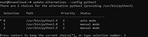 How To Upgrade Python On Linux Greencloud Documentation