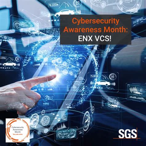 Sgs Certification Solutions On Linkedin Cybersecurityawarenessmonth Enxvcs Automotive