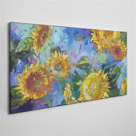Obraz na ramie płótno Kwiaty słoneczniki 100x50 cm Coloray Sklep EMPIK