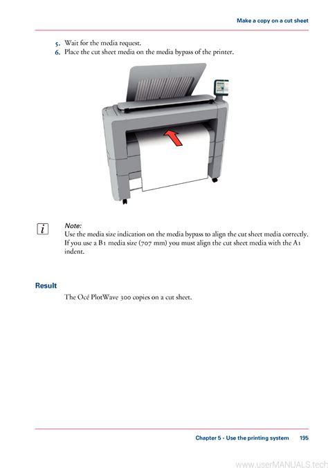 Oce Plotwave 300 User Manual Page 20