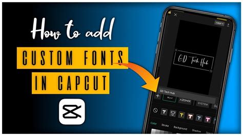 How To Add Or Import Custom Font In Capcut Capcut App Pe Fonts Kaise