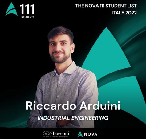 Riccardo Arduini On Linkedin Industrialengineering Nova