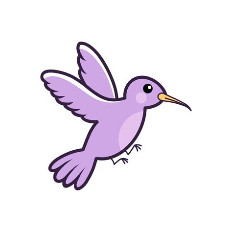 Colibrí Pájaro Vector Garabatear Ilustración Pegatina 21666764