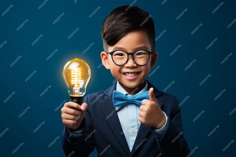 Premium Ai Image The Asian Nerd Boy39s Journey Generative Ai