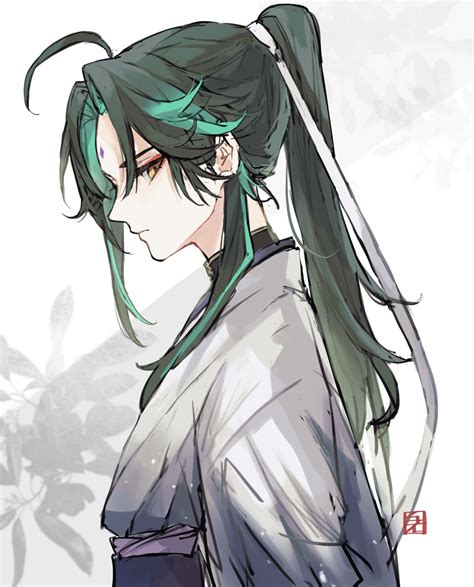 魈ショウ原神 「xiao 」しらいしのイラスト