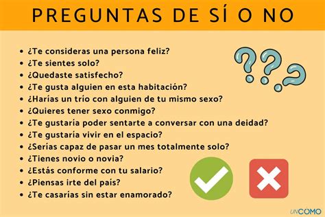 105 Preguntas De Sí O No Incómodas Salseantes E Interesantes Para