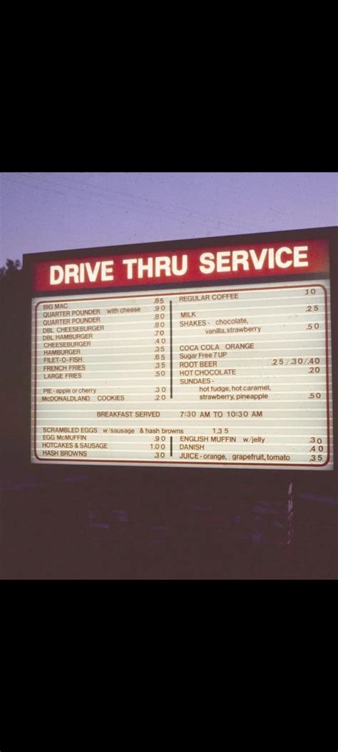499 Best Mcdonalds Menu Images On Pholder Nostalgia