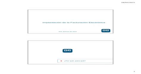 Pdf Implantación De La Facturación Electrónica · 2015 02 18 · De