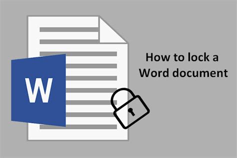 How To Lock Protect A Word Document Effectively MiniTool