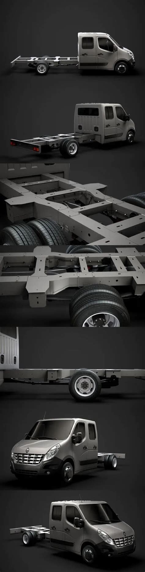 Download Renault Master Crewcab Dw E30 Chassis 2010 3d Model Desirefxcom