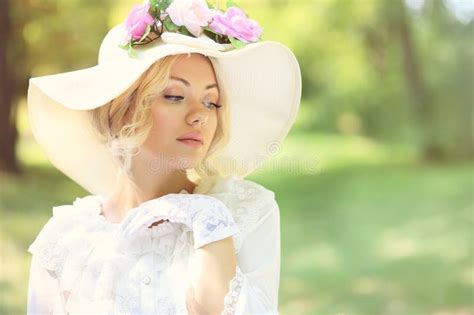Elegant Woman Victorian Or Edwardian Stock Image Image Of