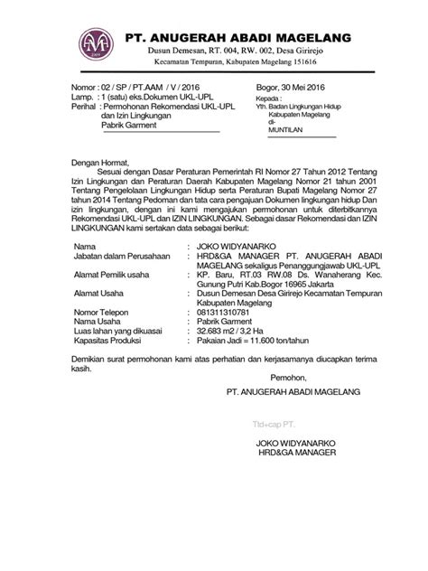 Surat Permohonan Bak Sampah Porn Sex Picture