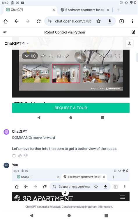 GPT4 Experiment In Visual Navigation ChatGPT OpenAI Developer Forum