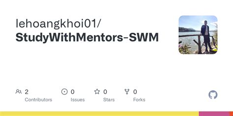 GitHub Lehoangkhoi StudyWithMentors SWM