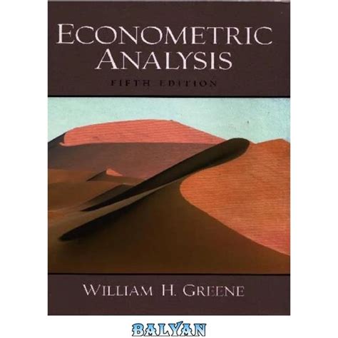 خرید و قیمت دانلود کتاب Econometric Analysis ترب