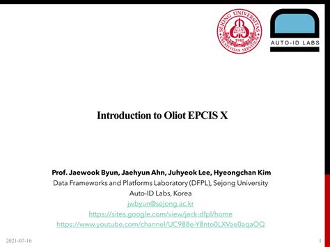 Introduction To Gs1 Epcis Standard And Oliot Epcis X Epcis V2 0 Prototype Ppt
