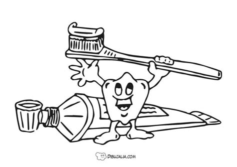 Cepillo Dientes Pasta Dibujo 1223 Dibujalia