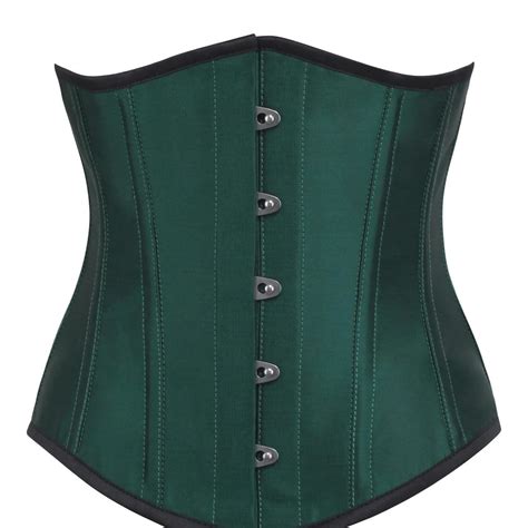 Emerald Green Underbust Corset Waspie Brand New In Depop