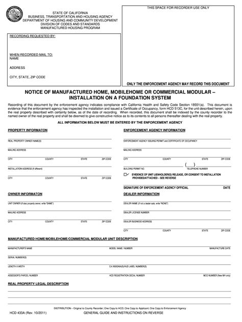 433a Certification Fill Out And Sign Online Dochub