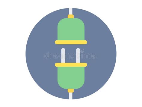 Plug Vector Icon Sign Symbol Stock Vector Illustration Of Graph Button 124505100
