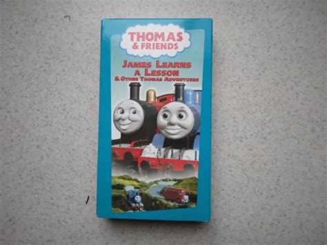 THOMAS FRIENDS James Learns A Lesson VHS Tape Tank Engine Train 2001