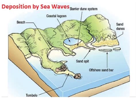 Coastal Depositional Landforms Beaches Dunes Barrier Bars Lagoons
