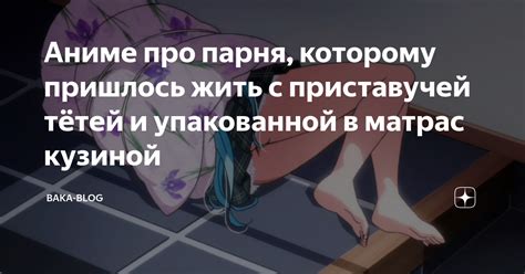 Аниме про парня которому пришлось жить с приставучей тётей и упакованной в матрас кузиной