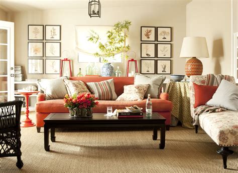 Coral Living Room Amy Neunsinger Photography Living Room Orange