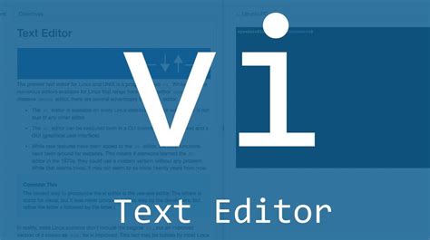 Vi The Ultimate Text Editing Tool Cafelam