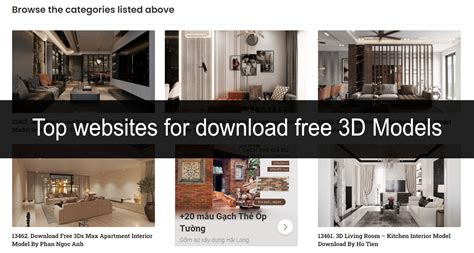 Top Websites For Download Free 3d Models Cg Tips