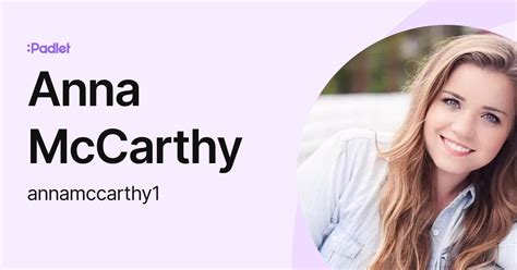 Anna Mccarthy Annamccarthy1 Profile Padlet